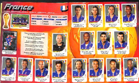 Album PANINI 2002 coupe du monde au Japon et Corée.