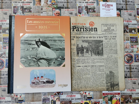 journal d'époque 1924 à 1945 et son livre anniversaire.