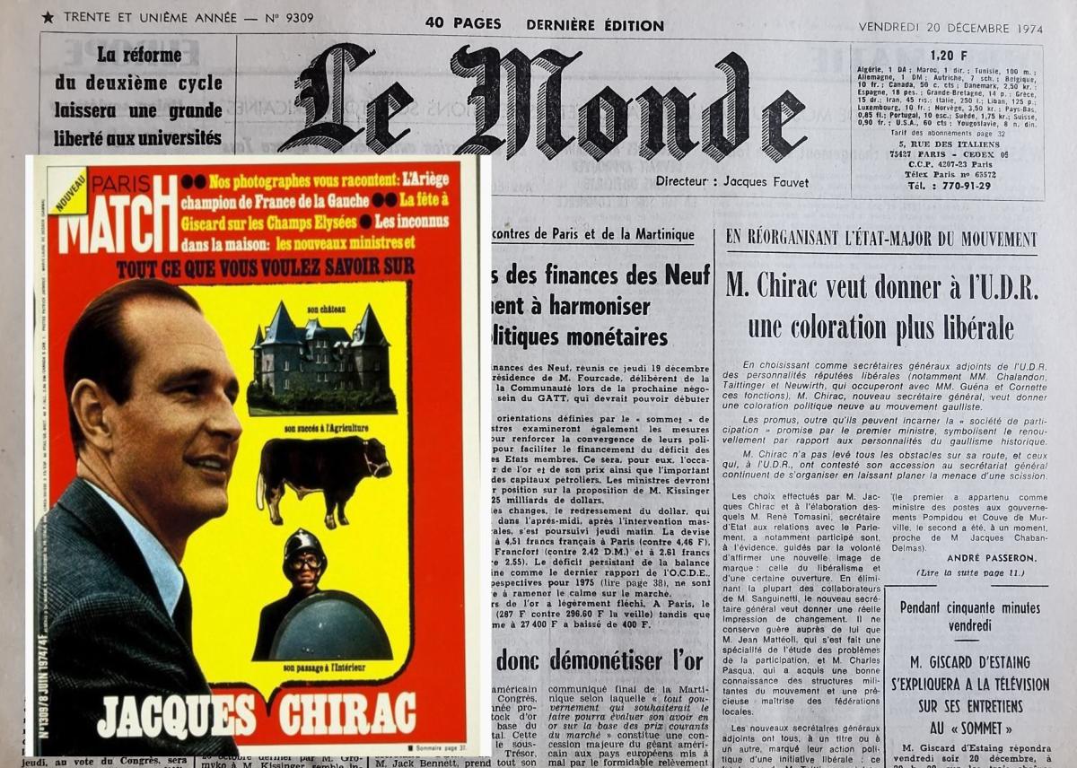 Journal original 1974 et son Paris Match