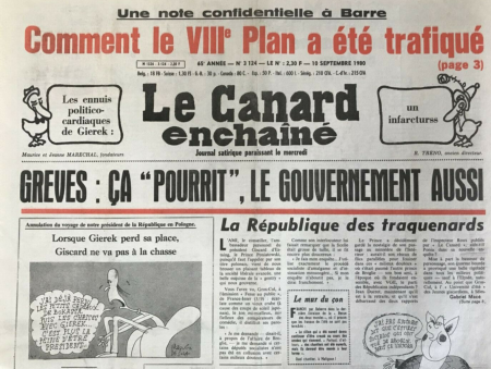 Journal le canard enchaîné 1979