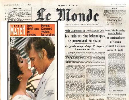 Journal original 1967 et son Paris Match