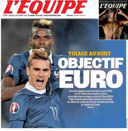 Journal l'équipe 2015 | journaux-originaux.com