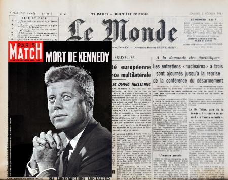 Journal original 1963 et son Paris Match