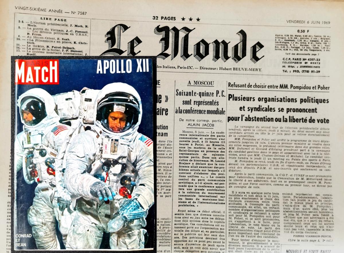 Journal original 1969 et son Paris Match