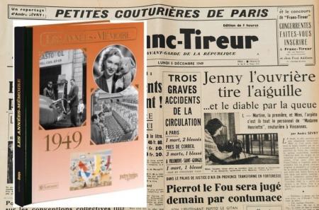 Journal du jour de naissance et livre anniversaire 1949