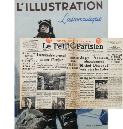 Journal ancien 1926 à 1943 et sa revue l'illustration.