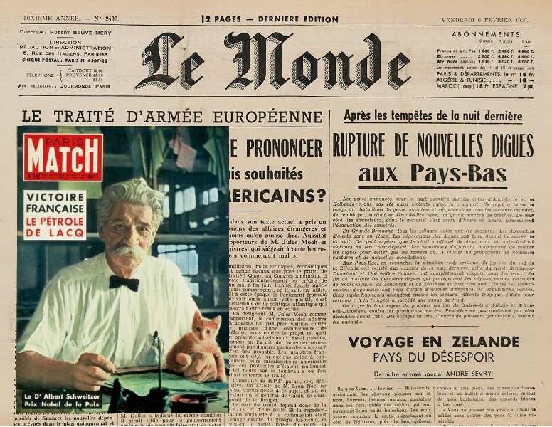 Journal original 1953 et son Paris Match
